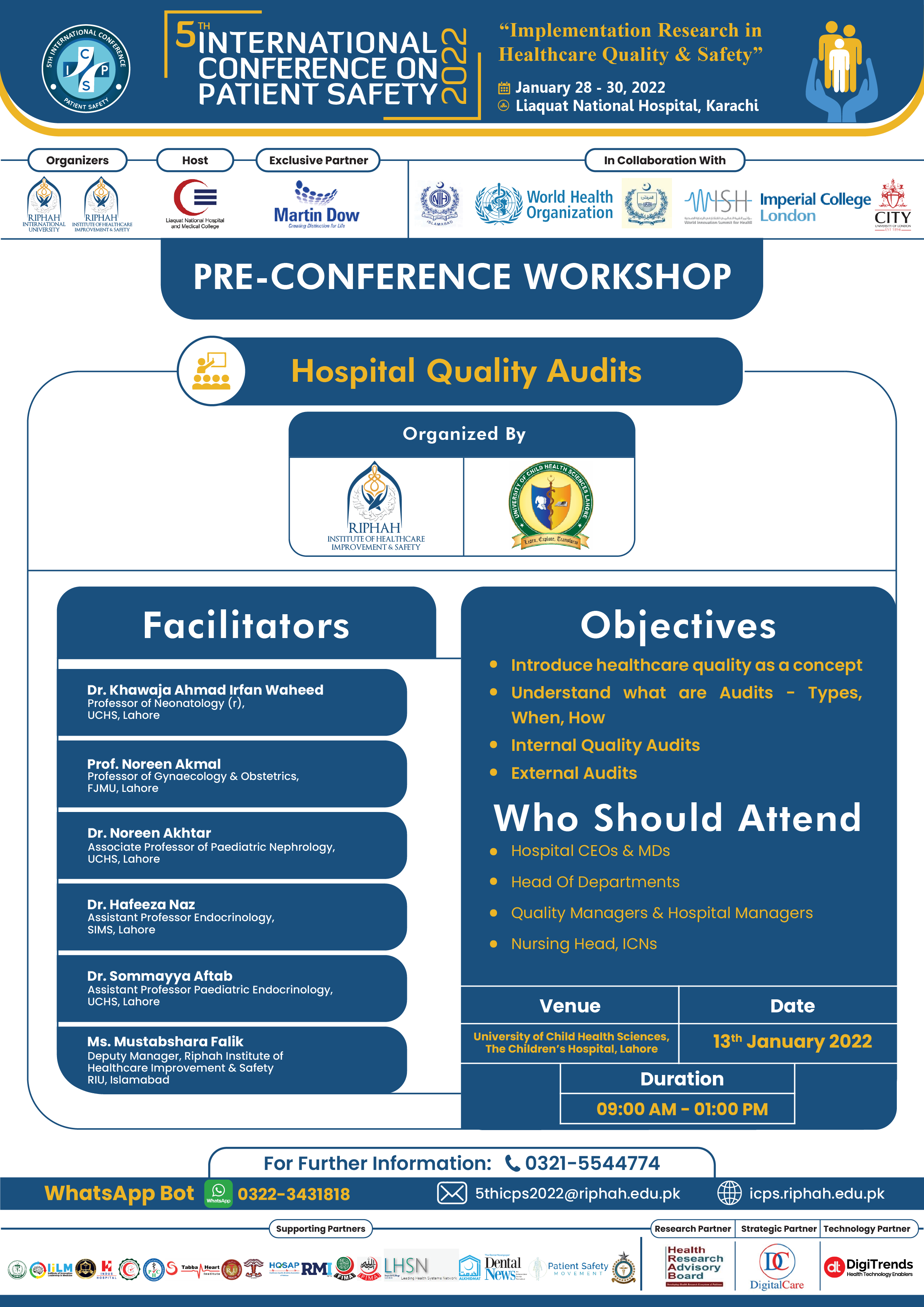 Quality Audits in Hospitals – 5th ICPS Conference