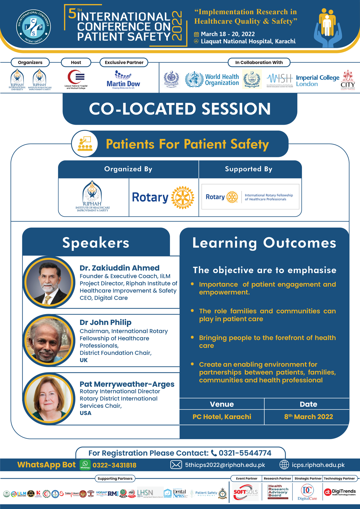 Patient For Patient Safety – 5th ICPS Conference